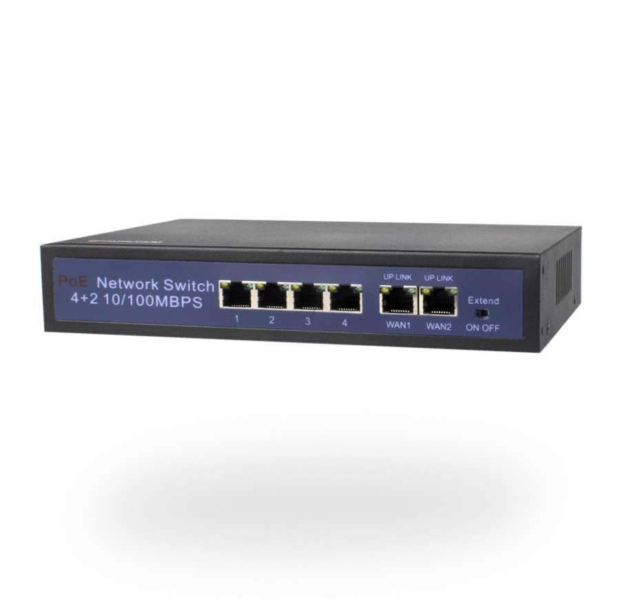 POE Switch PATRONUM 4 LAN + 2 WAN :: PATRONUM.eu